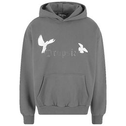Dropsize Herren Kapuzensweatshirt &raquo; Herren Heavy Oversize Doves Hoodie&laquo;, 1 Stk. L
