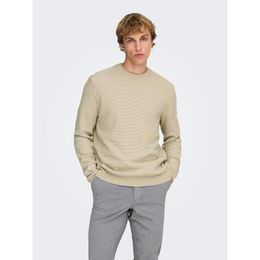 Only & Sons Only & Sons Herren ONLY & SONS Strickpullover &raquo;ONSDAVE REG LS CREW NECK KNIT NOOS&laquo; Baumwolle, regular fit S