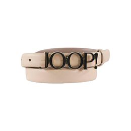 JOOP! Damen JOOP! Lederg&uuml;rtel mit Logo-Pinschlie&szlig;e, Breite 2 cm