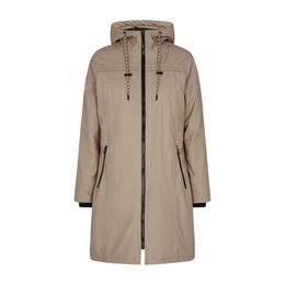 Freequent Damen Freequent Regenjacke &raquo;FQRAIN-JACKET&laquo; mit Kapuze wasserabweisend mit Kapuze beige M