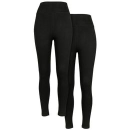 Urban Classics Damen Urban Classics Leggings &raquo; Damen Ladies High Waist Jersey Leggings 2-Pack&laquo; M, US-Gr&ouml;&szlig;en