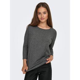 Only Damen Only 3/4-Arm-Shirt &raquo;ONLGLAMOUR 3/4 TOP JRS NOOS&laquo; Materialmix, loose fit schwarz S
