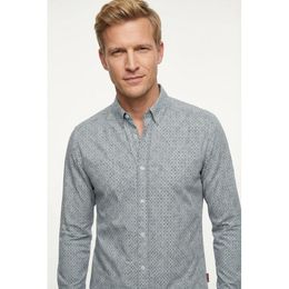 JOOP! Joop Jeans Herren Langarmhemd &raquo;Hansen&laquo; mit Alloverprint XL, N-Gr