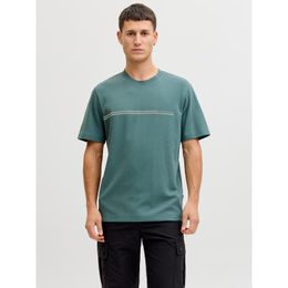 Jack & Jones Jack & Jones Herren Kurzarmshirt &raquo;JCOFUSION CHEST BRAND TEE SS CREW SN&laquo; Materialmix, regular fit XL