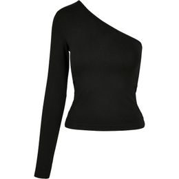 Urban Classics M&auml;dchen Urban Classics Langarmshirt &raquo; Damen Ladies Asymmetric Longsleeve&laquo; 1 Stk. XL
