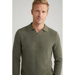JOOP! Joop Jeans Herren Polokragenpullover &raquo;Ove&laquo; mit feinem Strukturmuster M