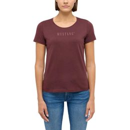 Mustang Damen Mustang Kurzarmshirt &raquo;Damen Style Alma&laquo; braun M