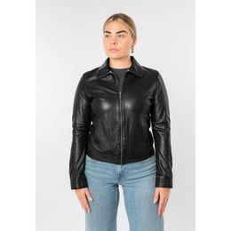 Mauritius Damen Lederjacke &raquo;MWKaroh&laquo; mit Umlegekragen XL (42) Trachtenmode