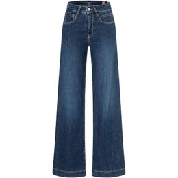 MAC Damen MAC Stretch-Jeans &raquo;RICH PALAZZO&laquo; Naht-Details an den Ges&auml;&szlig;taschen 44, L&auml;nge 32