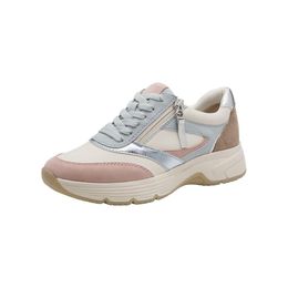 Tamaris Sneaker Damen Gr&ouml;&szlig;e 40 hellblau / braun / rosa / offwhite