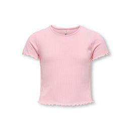 Kids Only M&auml;dchen KIDS Only T-Shirt &raquo;KOGNELLA S/S O-NECK TOP NOOS JRS&laquo; mit s&uuml;&szlig;er Wellenkante 146/152