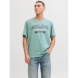 Jack & Jones Jack & Jones Herren Rundhalsshirt &raquo;JJELOGO TEE SS O-NECK 2 COL SS26 SN&laquo; mit Grafikprint XS