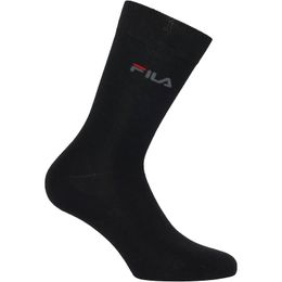 Fila Damen Socken &raquo;UNISEX LIFESTYLE PLAIN SOCKS&laquo; 6 Paar, 6 Stk. tlg. mit eingestrickem Logo schwarz 43-46