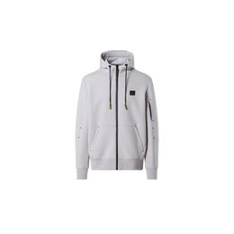 North Sails Zip-Up Hoodie male Grey size 3XL