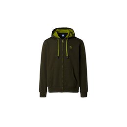 North Sails Zip-Up Hoodie male Green size S