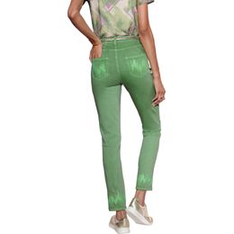 CR&Eacute;ATION L Damen 5-Pocket-Hose mit Pailletten apfel Gr&ouml;&szlig;e 40