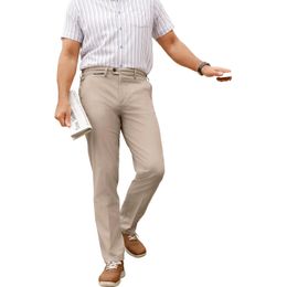 Marco Donati Damen Hose mit seitlichem Dehnbund sesam Gr&ouml;&szlig;e 48