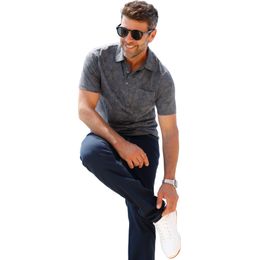 Marco Donati Herren Kurzarmshirt mit Allover-Print anthrazit-bedruckt Gr&ouml;&szlig;e 52/54