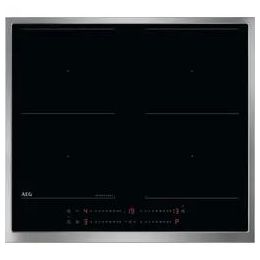 AEG Induktions-Kochfeld "TO64IM0FXB", schwarz, B:57,6cm H:4,4cm T:51,6cm, Kochfelder, Powerboost, DoubleBridge, 14 Stufen, Topferkennung, Made in Germany