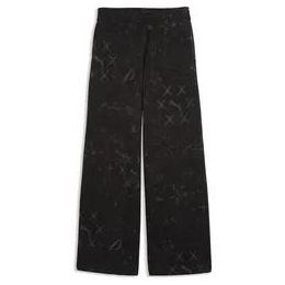 Sporthose Puma "Street Glam Slouchy Hose Damen", Damen, Gr. L, Normalgr&ouml;&szlig;en, schwarz, Obermaterial: 34% Polyester, 66% Baumwolle; Taschenfutter: 100% Baumwolle, relaxed fit, Hosen Sporthose