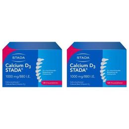 Calcium D3 STADA 1000 mg/880 I.E. Brausetabletten Set (2x 120St) 2 St