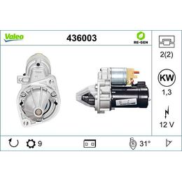 Valeo Starter REMANUFACTURED PREMIUM 460545 12V f&uuml;r DAEWOO MERCEDES-BENZ SSANGYONG 003151280180 A004151460180 A0041518101