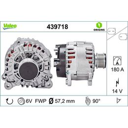 Valeo Generator NEW ORIGINAL PART 439718 14V 180A f&uuml;r SKODA VW SEAT AUDI 3L903023DX 3L903024FX 3L903023BX