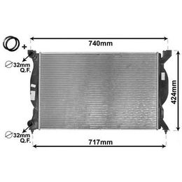 Van Wezel K&uuml;hler, Motork&uuml;hlung 03002201 mit Zubeh&ouml;r f&uuml;r SEAT AUDI 8E0121251 8E0121251A