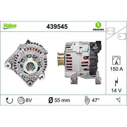 Valeo Generator NEW ORIGINAL PART 439545 14V 150A f&uuml;r ALPINA BMW 12317802927 7802927 12317795620