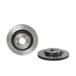 Brembo Bremsscheibe COATED DISC LINE 09.A326.11 hinten rechts links Geschlitzt/Gelocht 330mm f&uuml;r MERCEDES-BENZ 2044230412 A2044230412