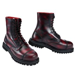 Brandit Rub Off Phantom Boots 10-Loch burgundy, Gr&ouml;&szlig;e 41/UK 7