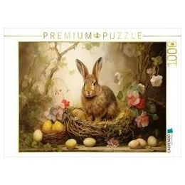 Calvendo Puzzle Osterh&auml;schen 1000 Teile Lege-Gr&ouml;&szlig;e 64x48cm Foto-Puzzle f&uuml;r gl&uuml;ckliche Stunden
