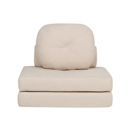 Beliani Schlafsofa OLDEN in Beige - (W) 81 x (H) 54 x (L) 91 cm | Gr.: onesize