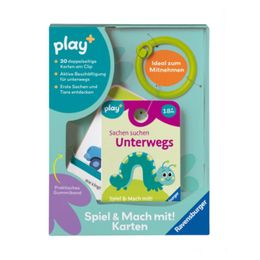 Ravensburger Verlag GmbH Spielzeug - Play+ Spiel & Mach mit! Karten: Sachen suchen: unterwegs | Gr.: onesize