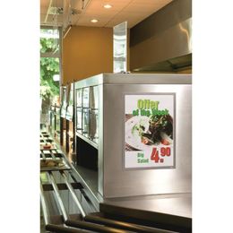 Durable Magnetrahmen Duraframe selbstklebend A3 magnetisch silber Packung mit ... | Gr.: onesize