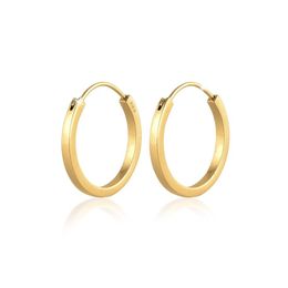 Elli Ohrringe 925 Sterling Silber Geo in Gold | Gr.: onesize
