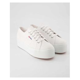 Superga Sportliche Schn&uuml;rschuhe in Wei&szlig; | Gr.: 42