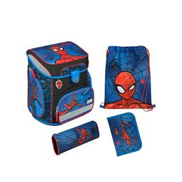 Scooli 5tlg. Schulranzen-Set "EasyFit Spider-Man" in Blau - 18 l | Gr.: onesize
