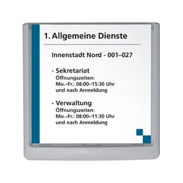Durable T&uuml;rschild BxH 149x148,5mm wei&szlig; | Gr.: onesize