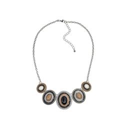 Steuer Modeschmuck Metall in silber | Gr.: onesize