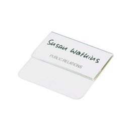 Durable Namensschilder mit Einstecklasche 40x75mm transparent Packung mit 25 ... | Gr.: onesize