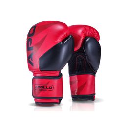 Apollo Boxhandschuhe M&auml;nner " Champion Thai Box Handschuhe " in Red/Black | Gr.: onesize