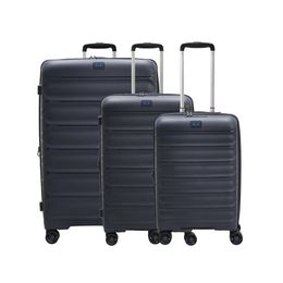 d&n D&N Travel Line 4700+ - Trolley-Set 3tlg. (schwarz) in navy | Gr.: onesize
