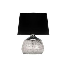 Licht-Erlebnisse Tischlampe (B)20 x (L)20 x (H)25 cm in Chrom Schwarz | Gr.: onesize