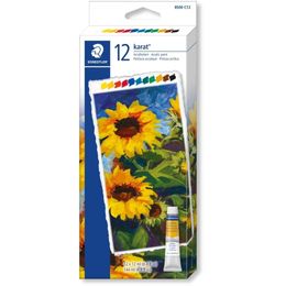 Staedtler Acrylfarbkasten Tuben karat 12 Farben a 12ml | Gr.: onesize
