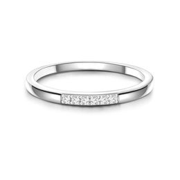 Glanzst&uuml;cke M&uuml;nchen Glanzst&uuml;cke M&uuml;nchen Ring aus Sterling Silber mit Zirkonia in silber | Gr.: 56