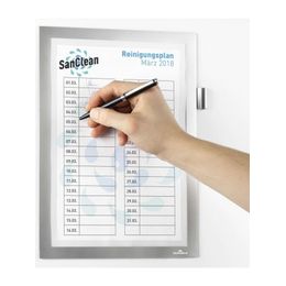 Durable Informationsrahmen Duraframe Magnetic Note A4 silber | Gr.: onesize