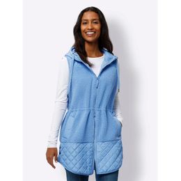 Heine Fleece-Weste in himmelblau | Gr.: 44