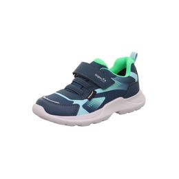 Superfit Sneaker RUSH in Blau/Hellgr&uuml;n | Gr.: 28
