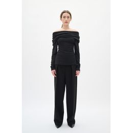 Inwear Langarm KRITHIW Gerade Passform in Black | Gr.: XL